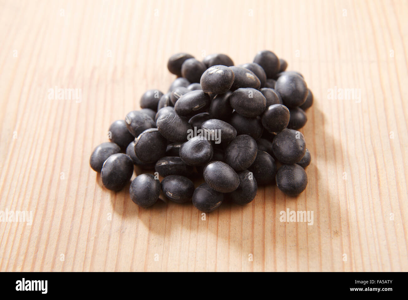 small handful of black beans Stock Photo - Alamy