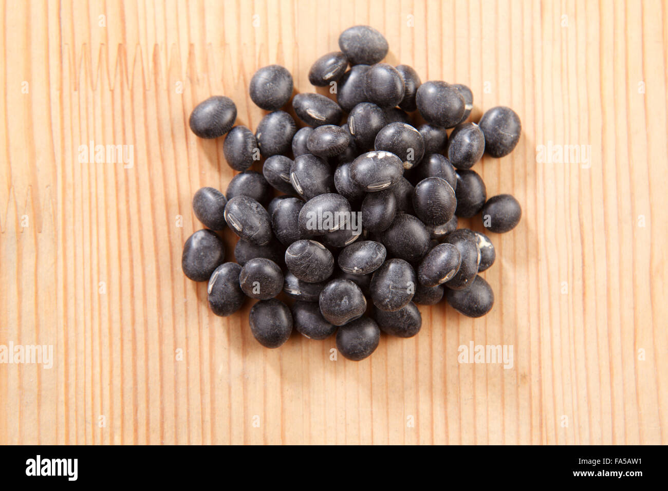 small handful of black beans Stock Photo - Alamy