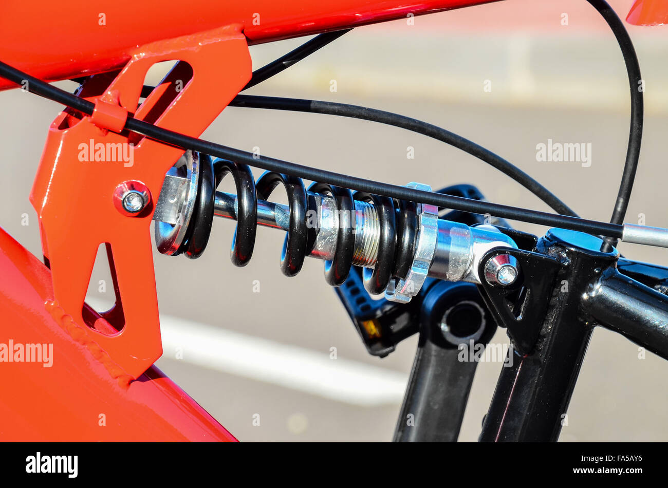 Full Suspension Mountain Bike Stock Photo - Alamy