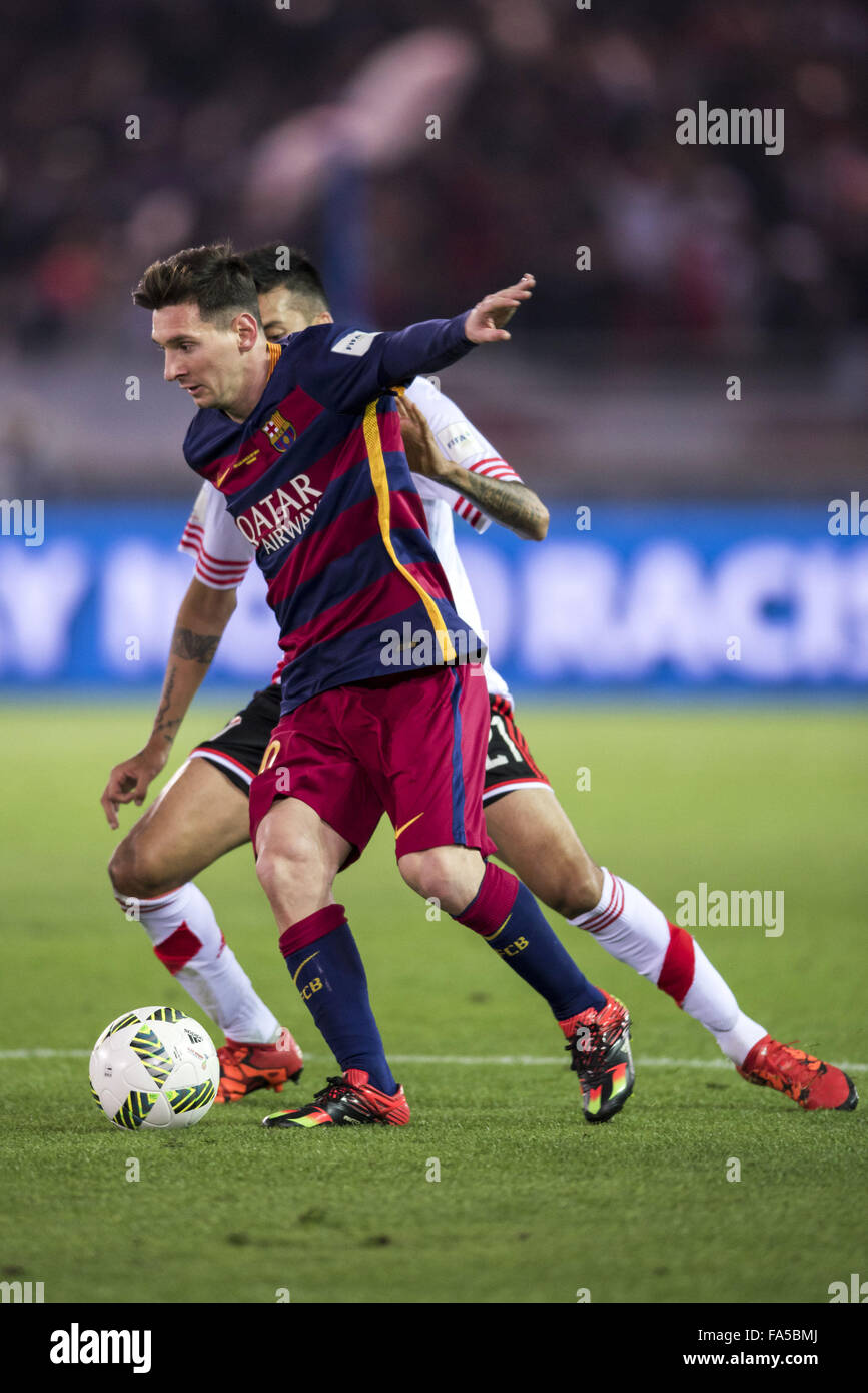 Kanagawa, Japan. 20th Dec, 2015. Lionel Messi (Barcelona) Football ...