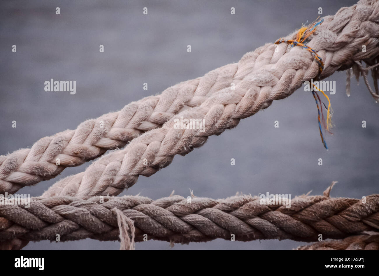 Old Vintage Naval Rope Stock Photo - Alamy