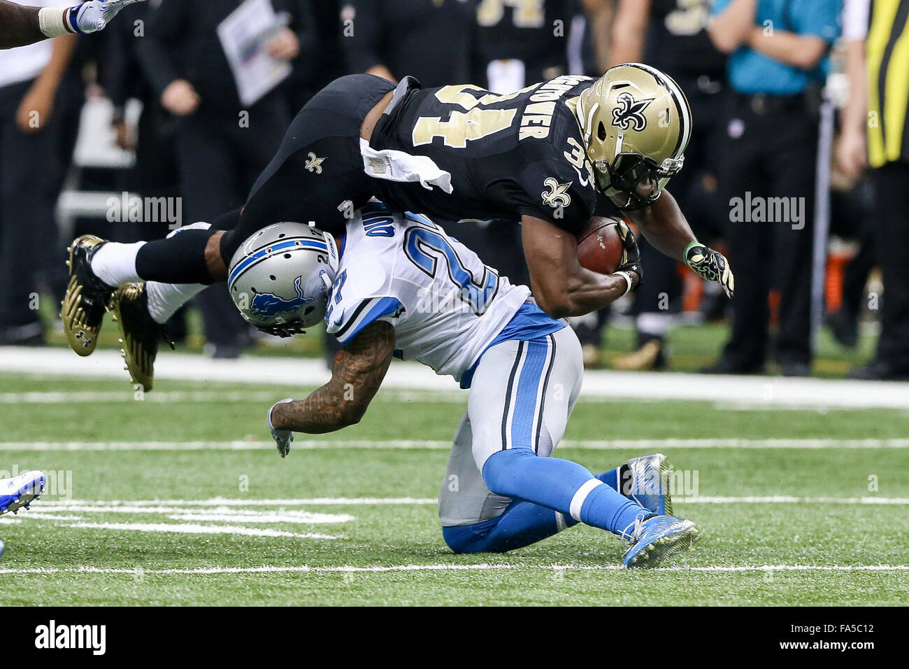 New Orleans, Louisiana, USA. 21st Dec, 2015. Detroit Lions cornerback ...