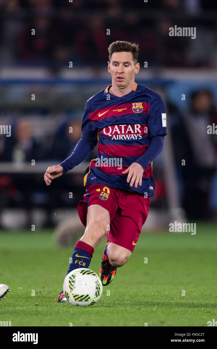 Kanagawa, Japan. 20th Dec, 2015. Lionel Messi (Barcelona) Football ...