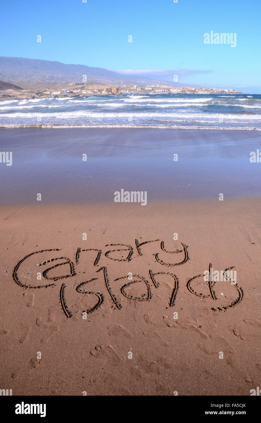 Word Written on the Sand Stock Photo - Alamy