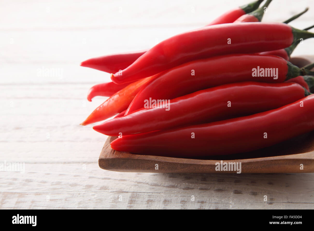 red chili arraged in a small plate Stock Photo - Alamy