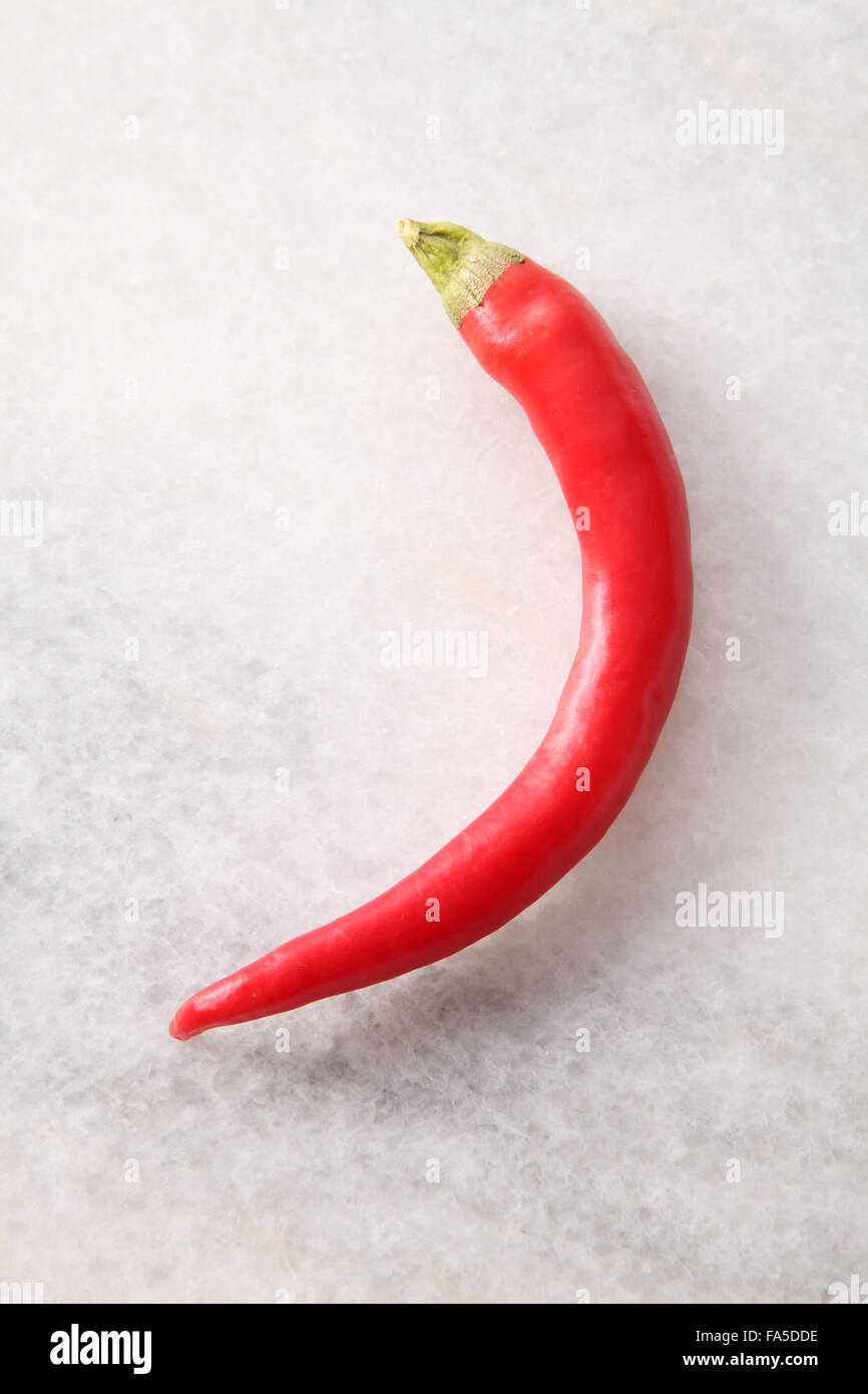 top view of red chili on the table Stock Photo - Alamy