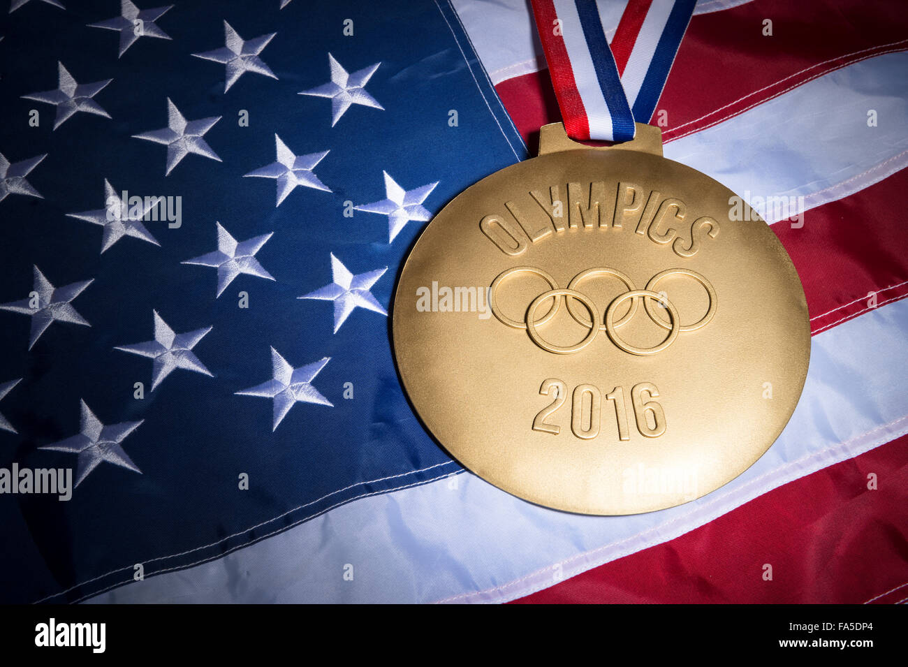 Flag usa olympic rings hi-res stock photography and images - Alamy