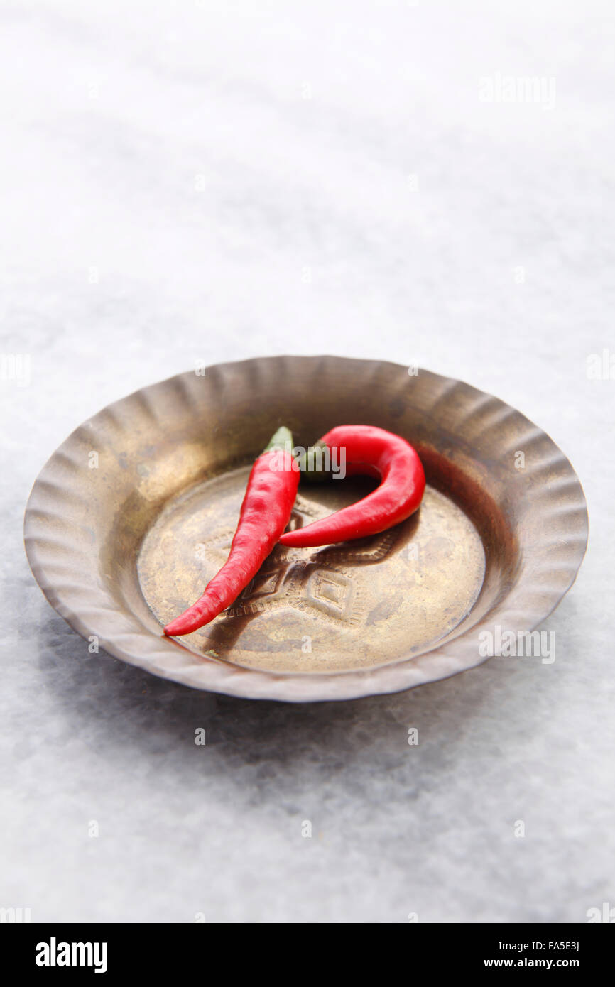 chili paddy form a alphabet P Stock Photo - Alamy