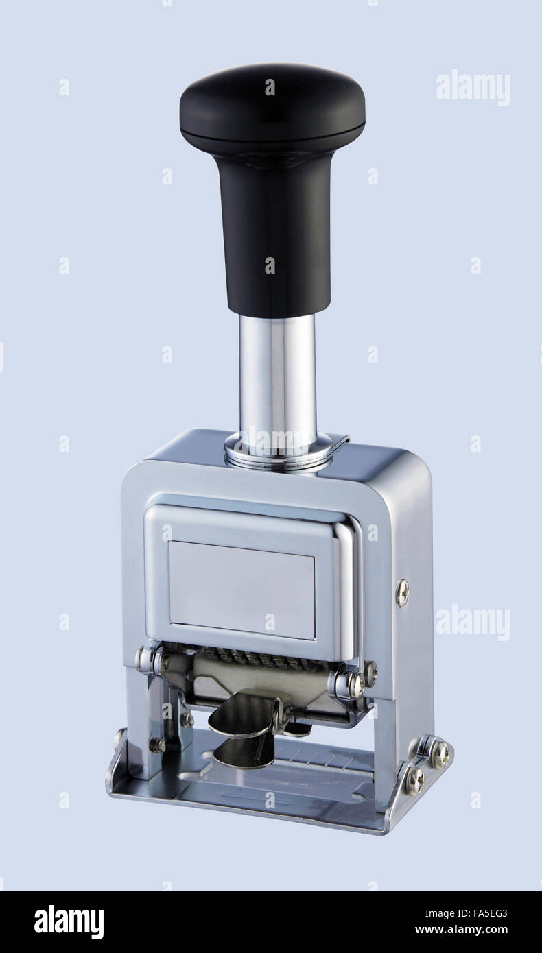 date Stamps on Isolated White Background Stock Photo - Alamy