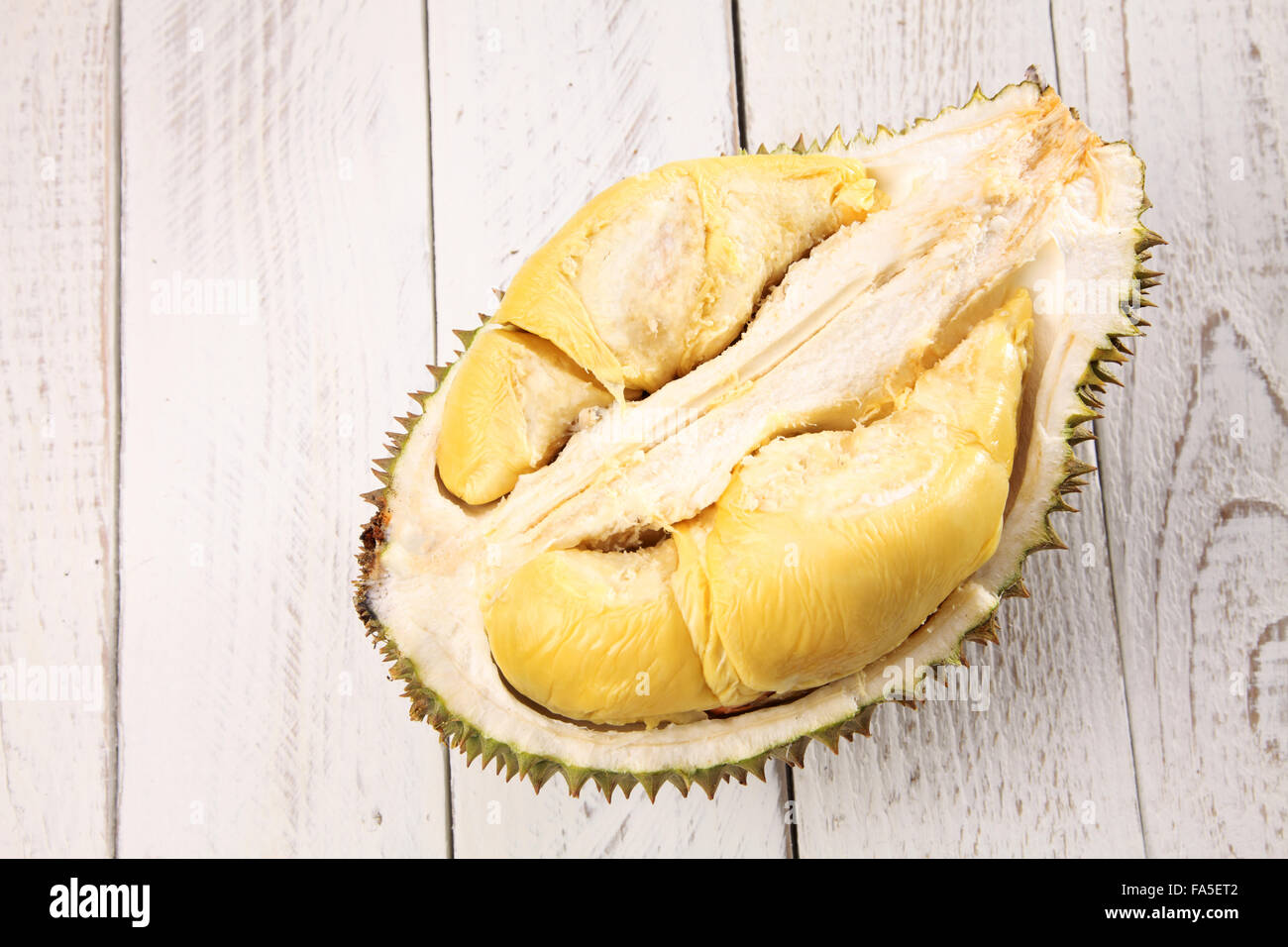 top view of the malaysia fruit durian Stock Photo - Alamy