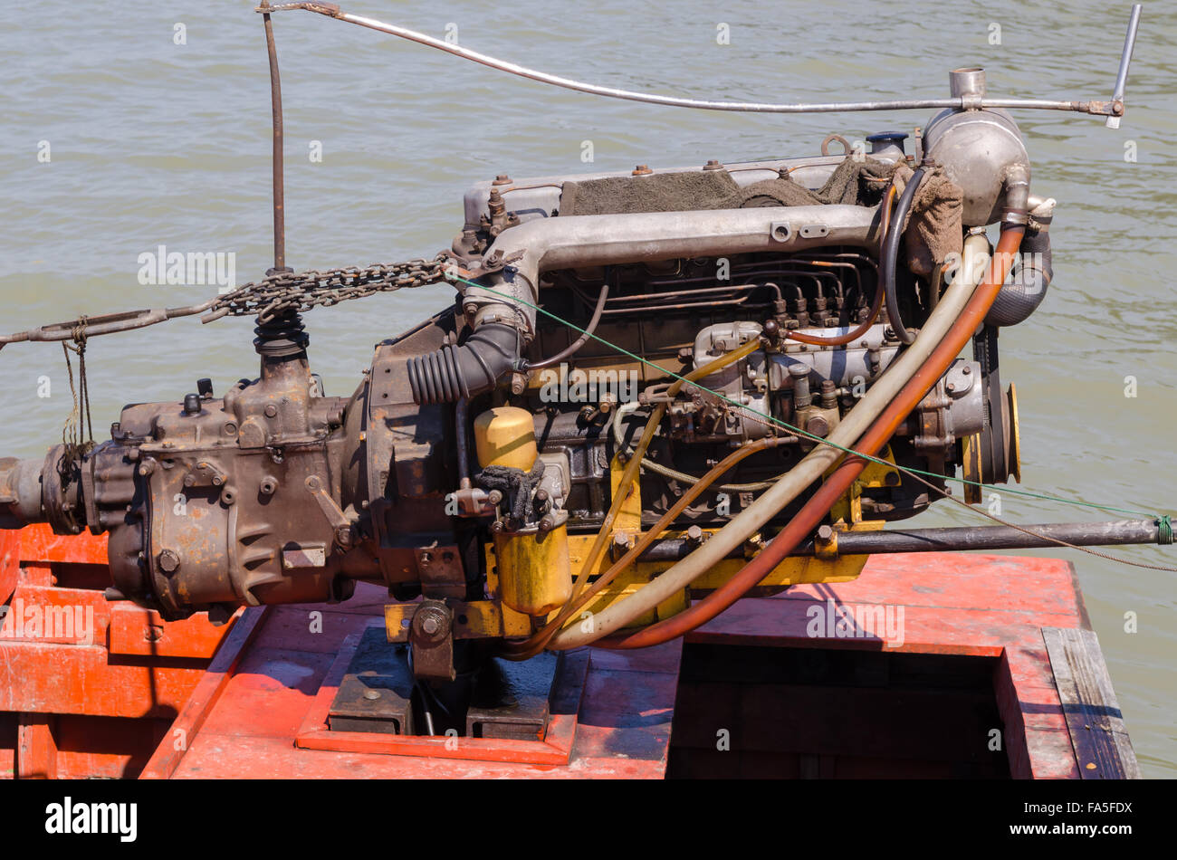 Traditional wood motor boat hi-res stock photography and images - Alamy