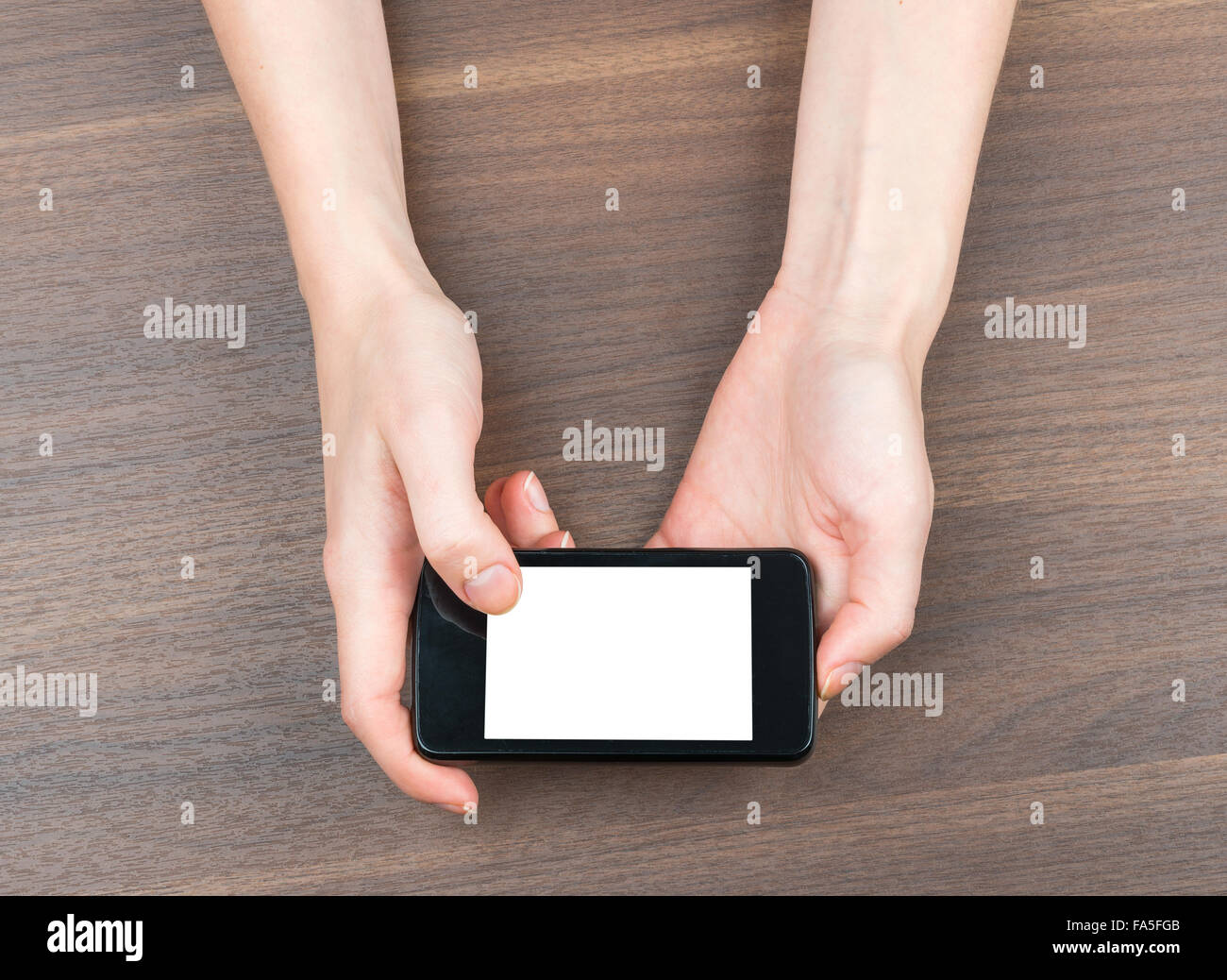 Female hands holding smartphone Stock Photo - Alamy