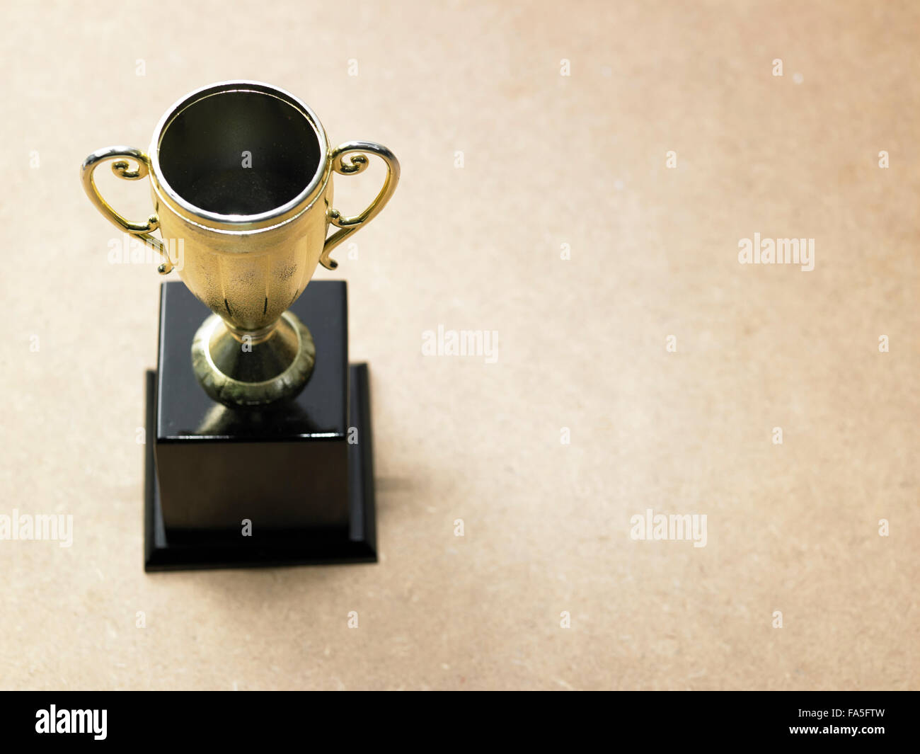 high angle of the trophy Stock Photo - Alamy