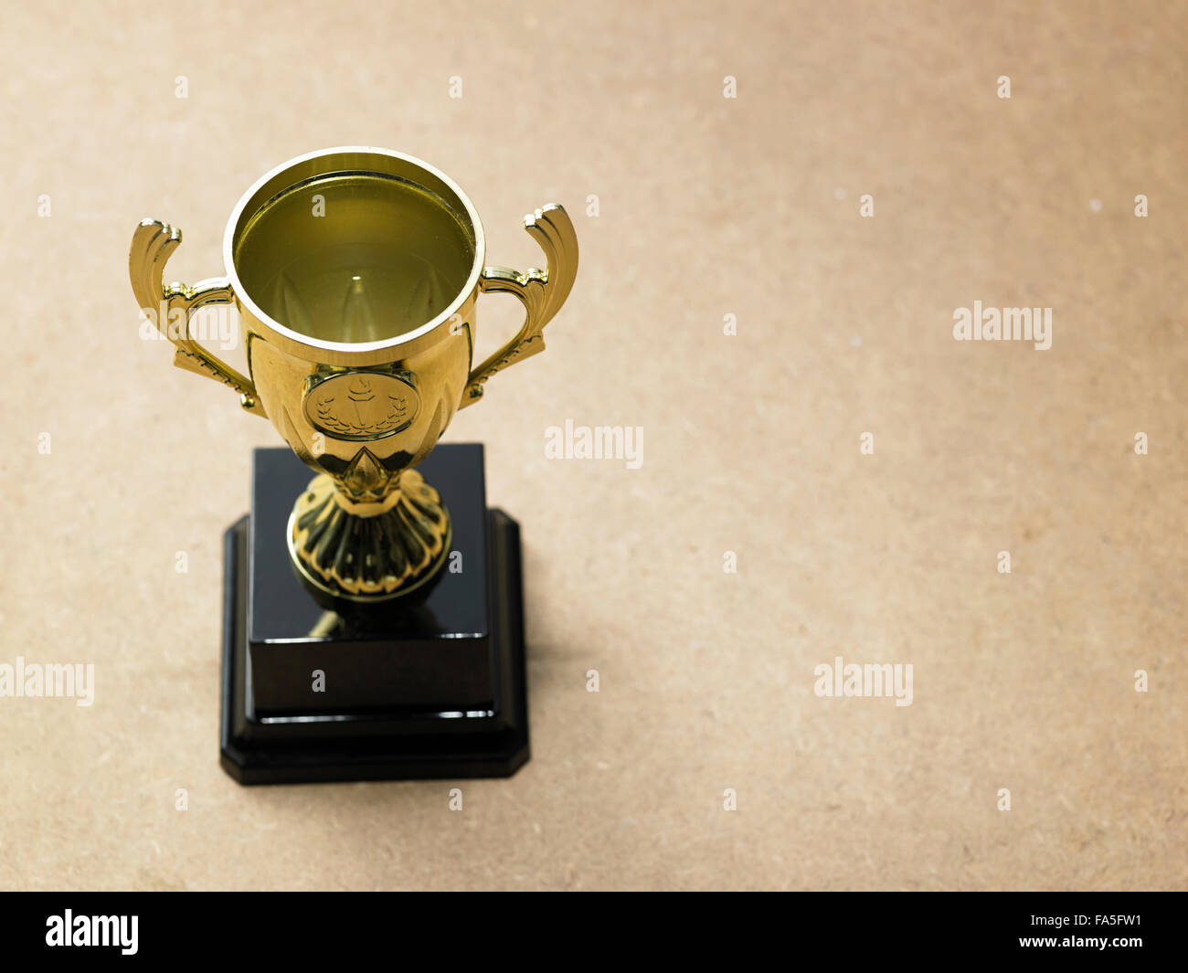 high angle of the trophy Stock Photo - Alamy