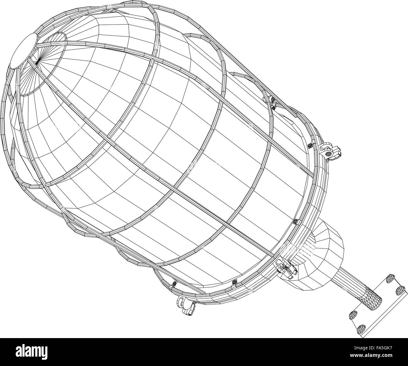 Construction of heat exchanger on white Stock Vector Image & Art - Alamy
