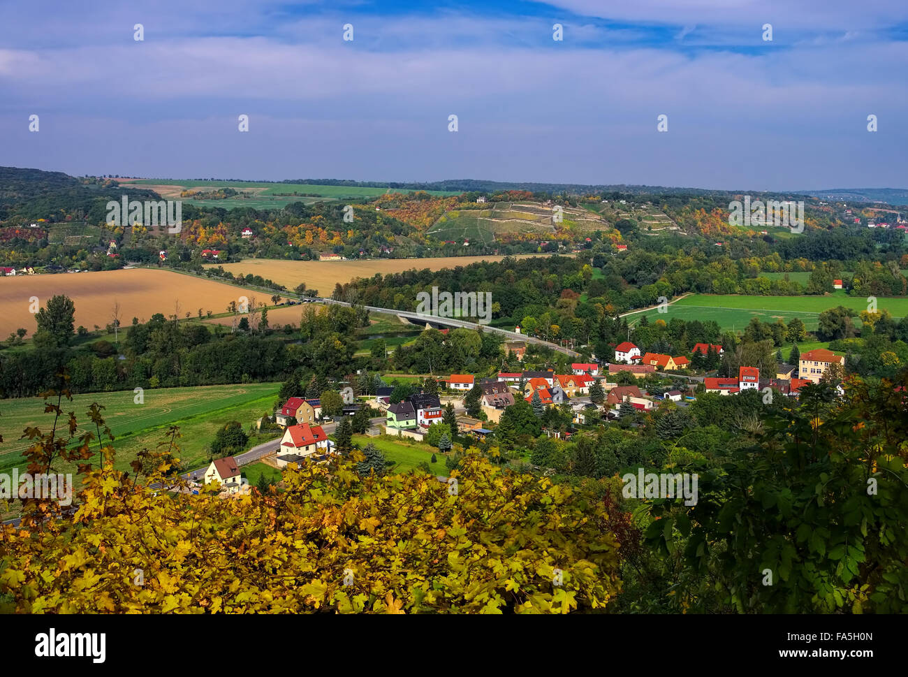 Saale Unstrut Weinberge - Saale Unstrut vineyards 04 Stock Photo - Alamy
