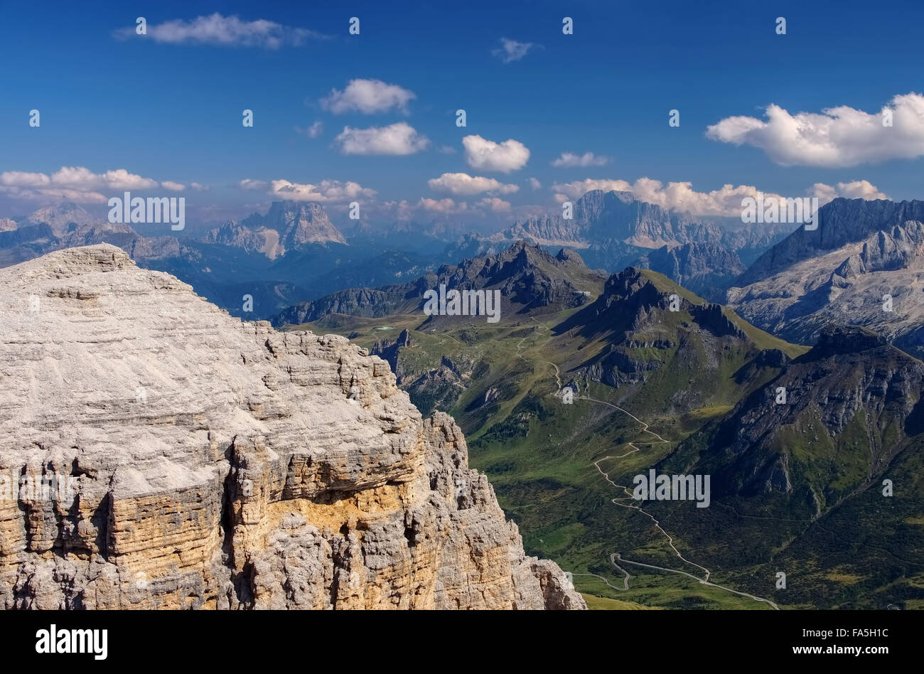 Sella Gruppe in Dolomiten - Sella group in Dolomites 07 Stock Photo - Alamy
