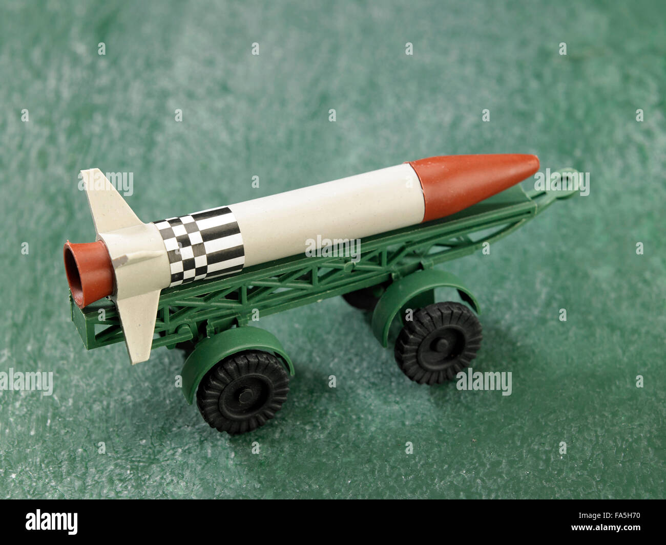 plastic toy missile with carrier Stock Photo - Alamy