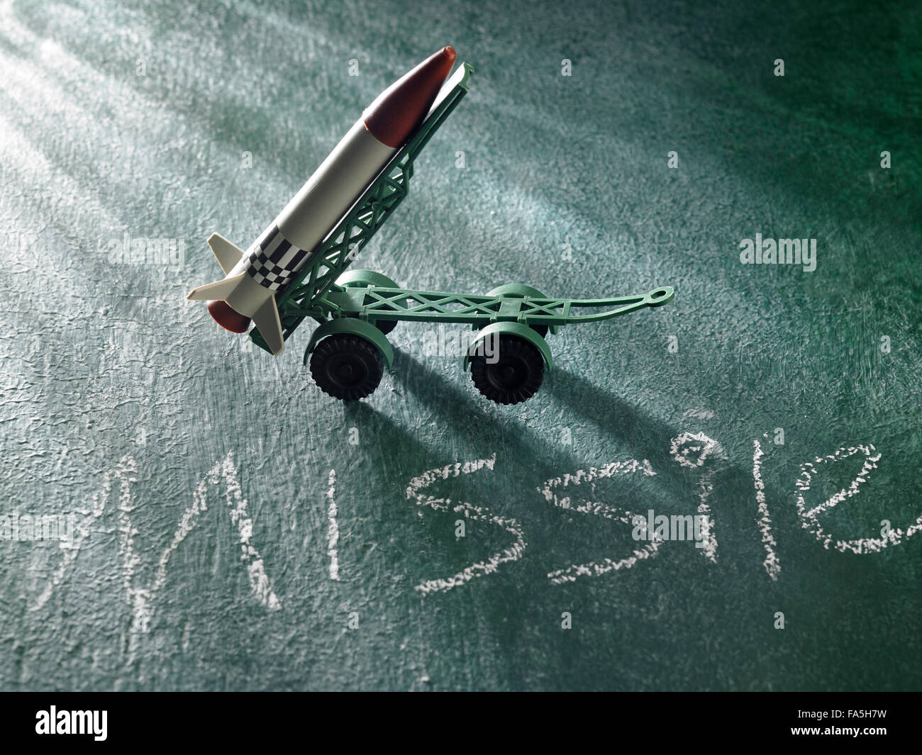 plastic toy missile with carrier Stock Photo - Alamy