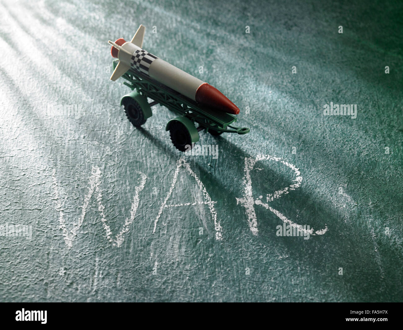 plastic toy missile with carrier Stock Photo - Alamy