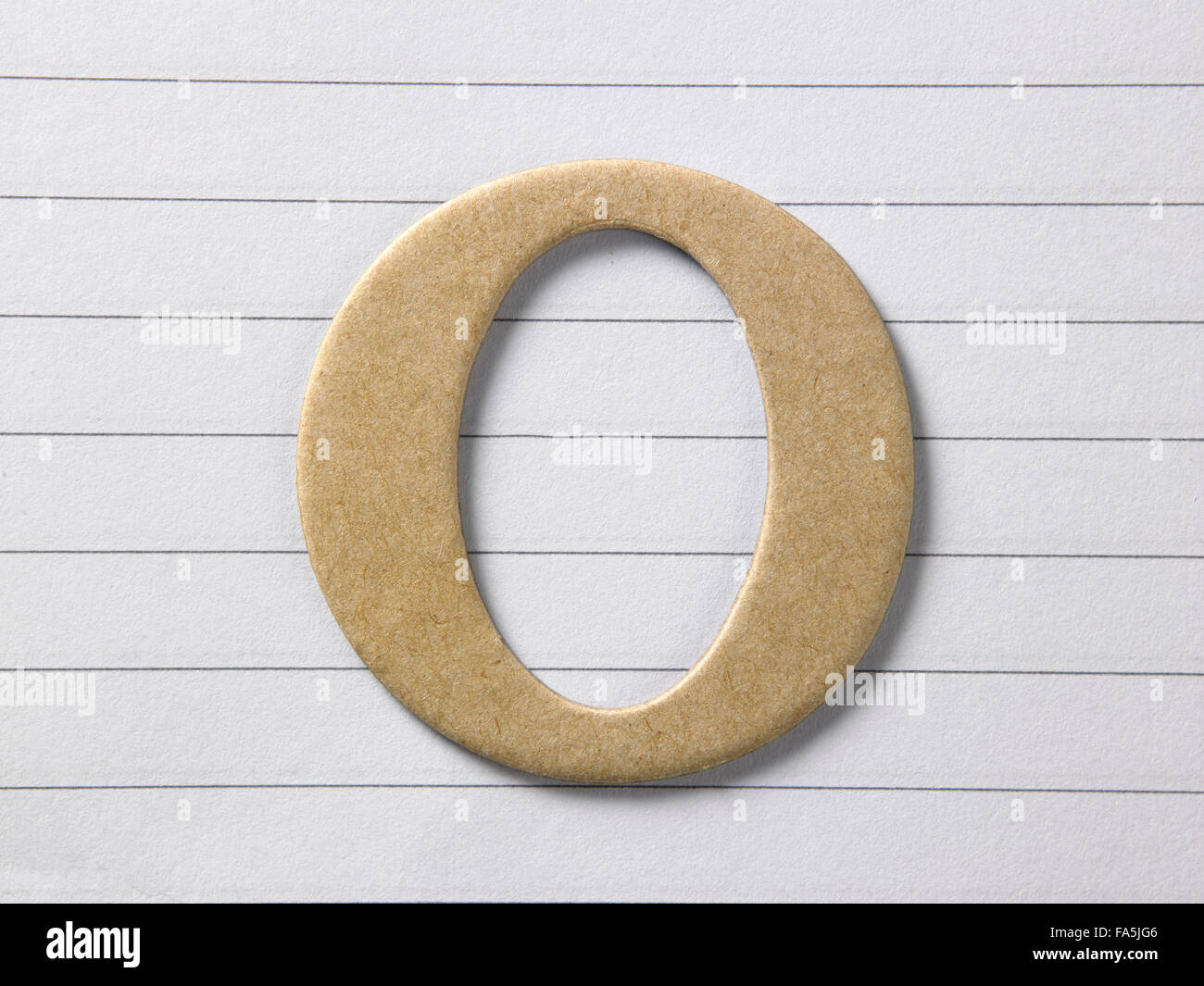 close up of alphabet o on single line book Stock Photo - Alamy