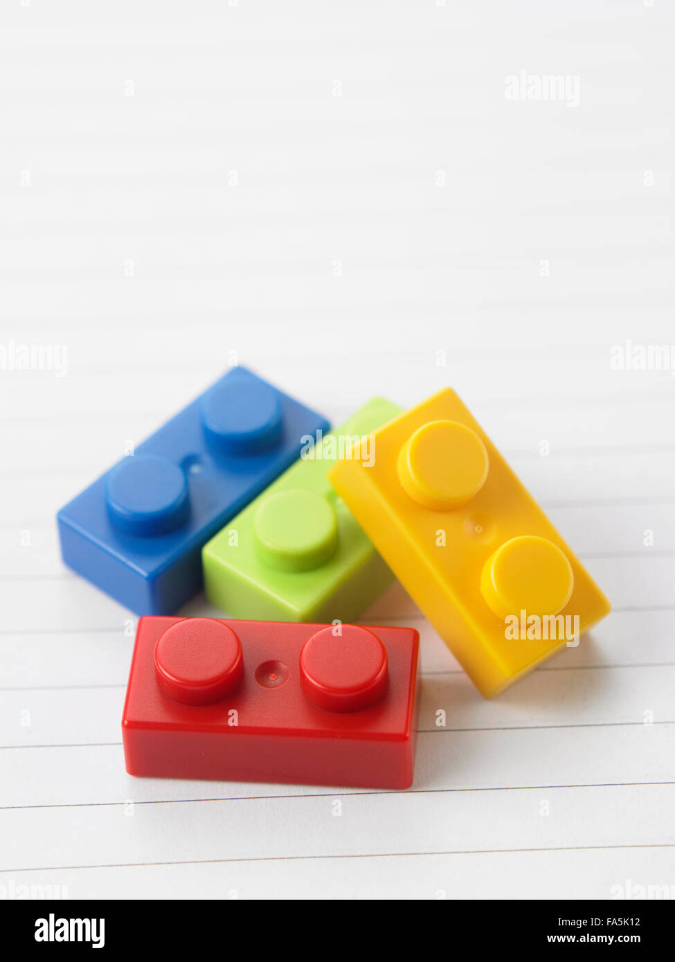 lego pieces of the white background Stock Photo - Alamy