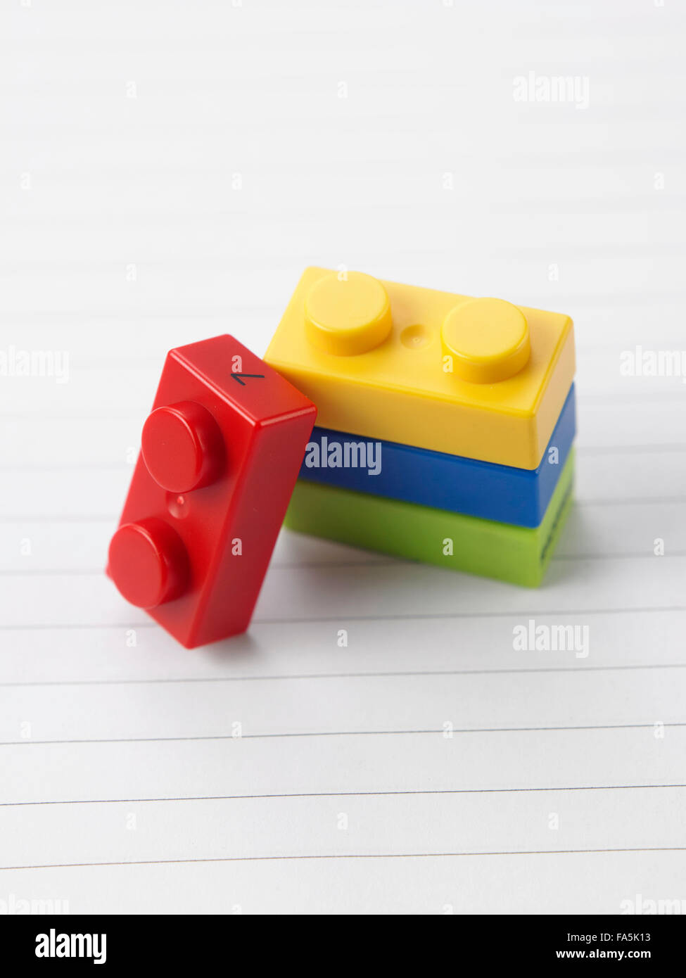 lego pieces of the white background Stock Photo - Alamy