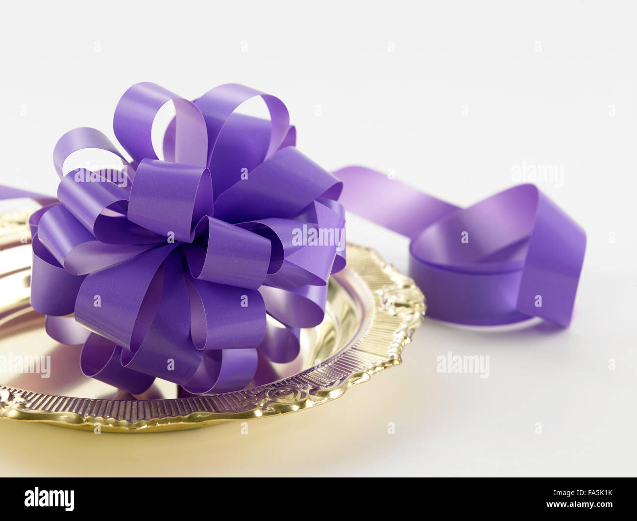 Opening ceremony concept purple ribbon hi-res stock photography and ...