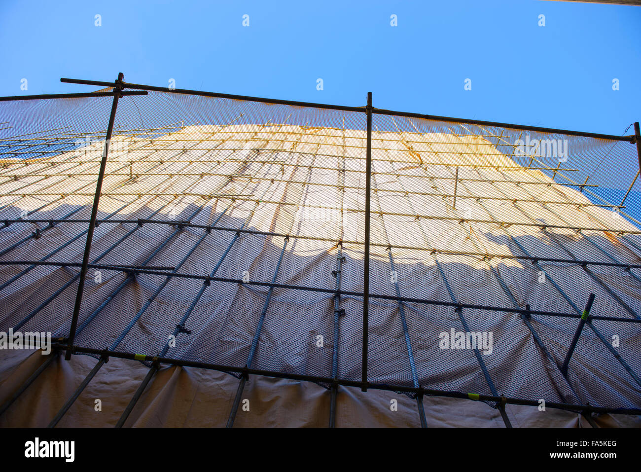 Construction site public protection Stock Photo - Alamy