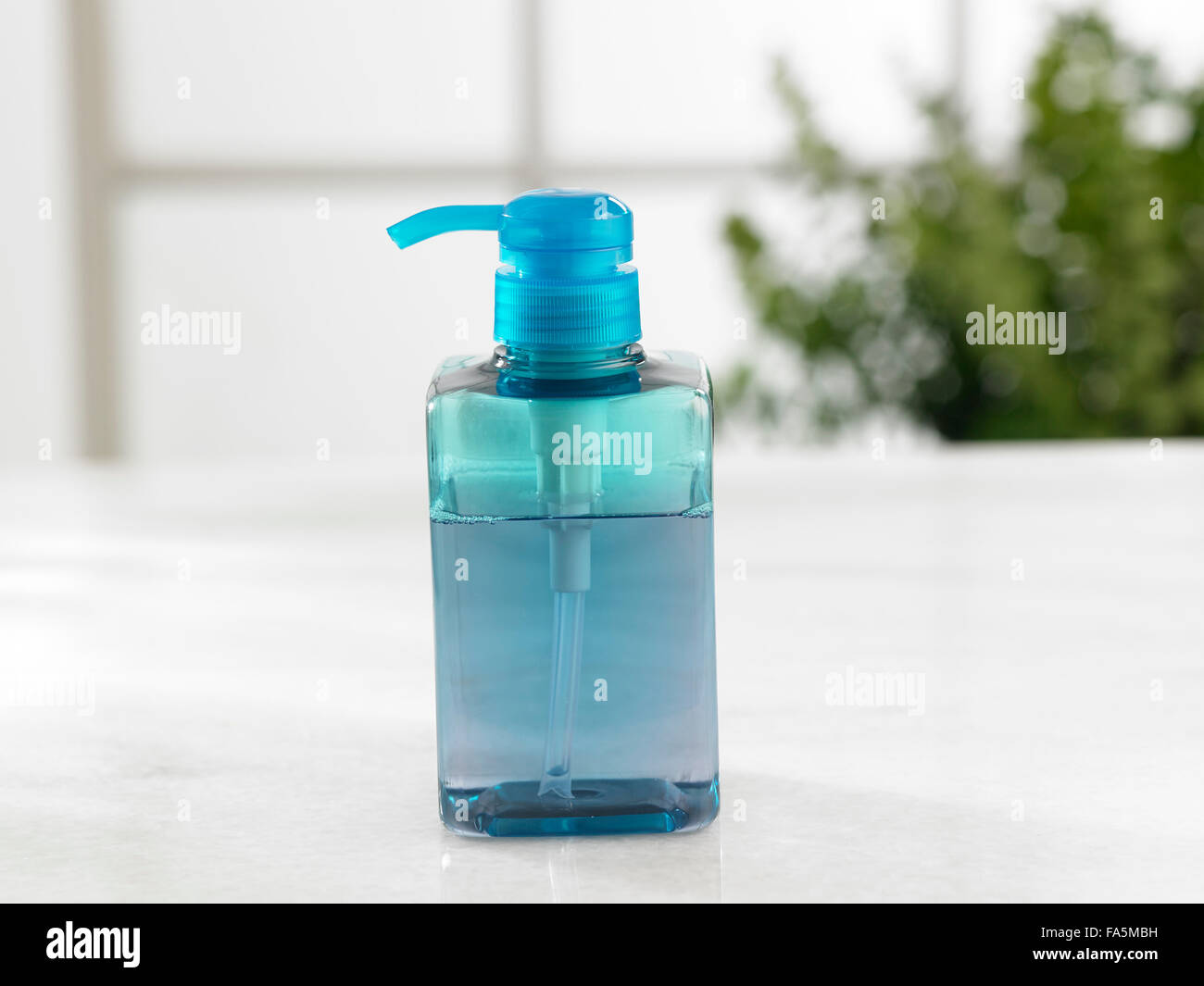 bottle of the soap dispencer Stock Photo - Alamy