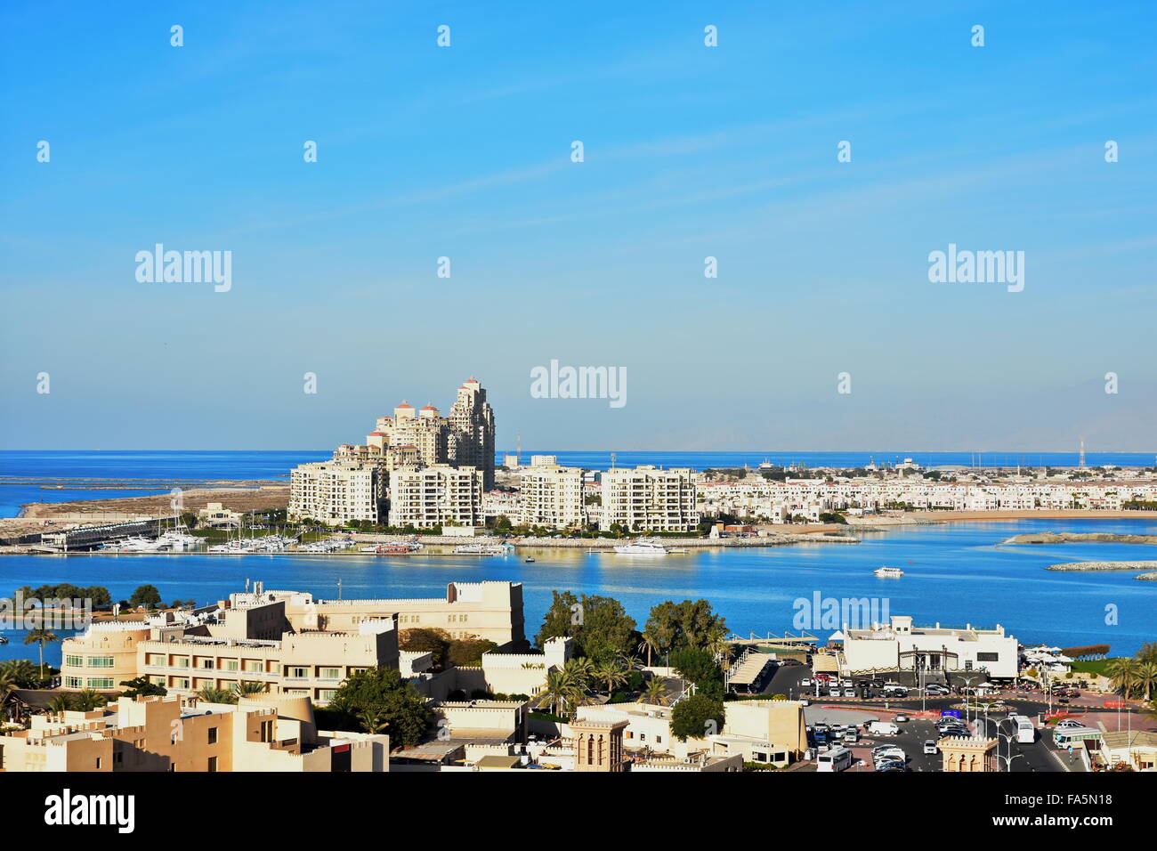 Al Jazirah Al Hamra, Al Hamra Island view, Ras Al Khaimah, United Arab ...