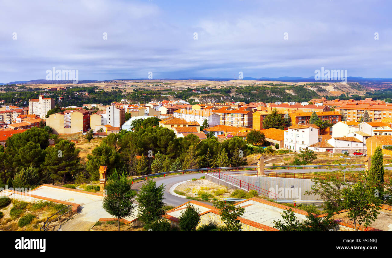 Panoramic view of Teruel. Spain Stock Photo - Alamy
