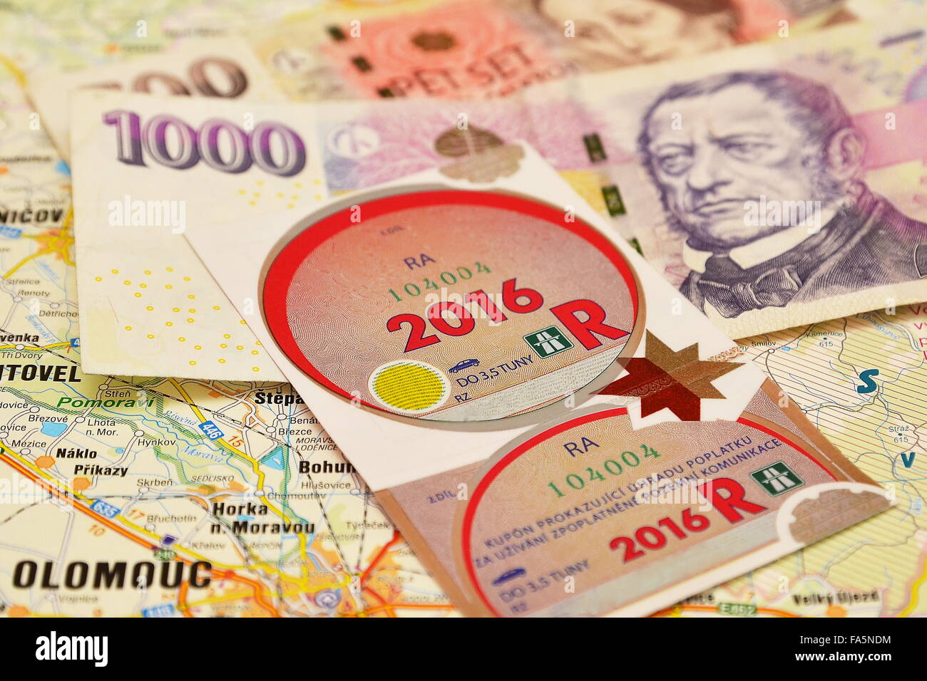 Toll sticker hi-res stock photography and images - Alamy