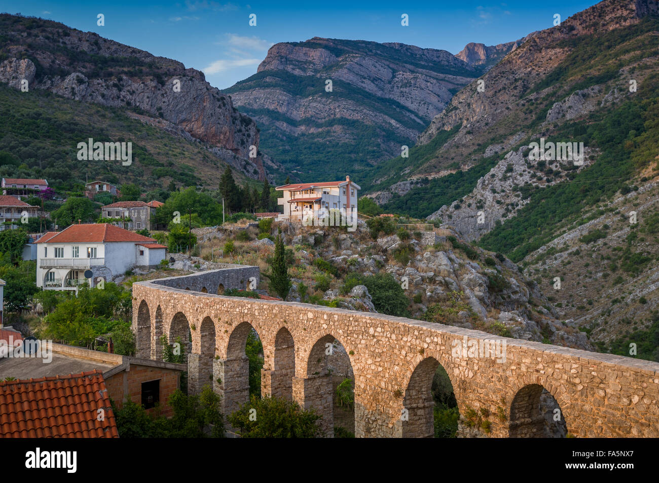Ancient stone bridge in Bar, Montenegro Stock Photo - Alamy