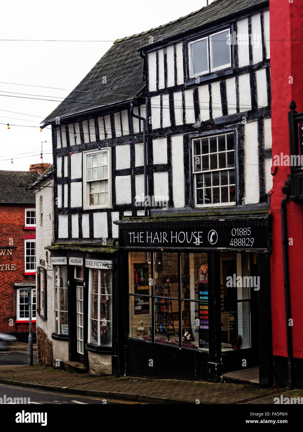 The 16th century Old Bakery at Bromyard, a town in Herefordshire ...