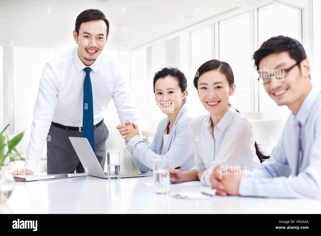 Business team meeting in conference room Stock Photo - Alamy