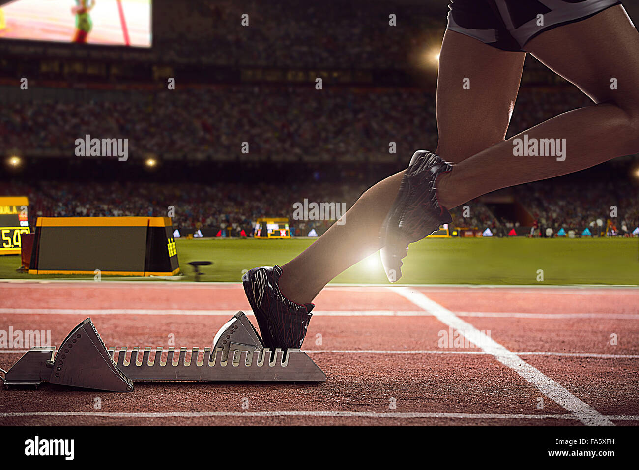 Track and field athletes in the field Stock Photo - Alamy