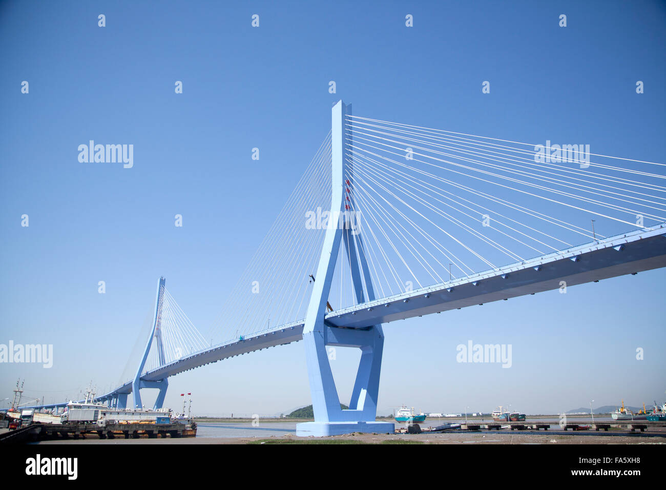Zhejiang city of Zhoushan province Puxi Bridge Stock Photo - Alamy