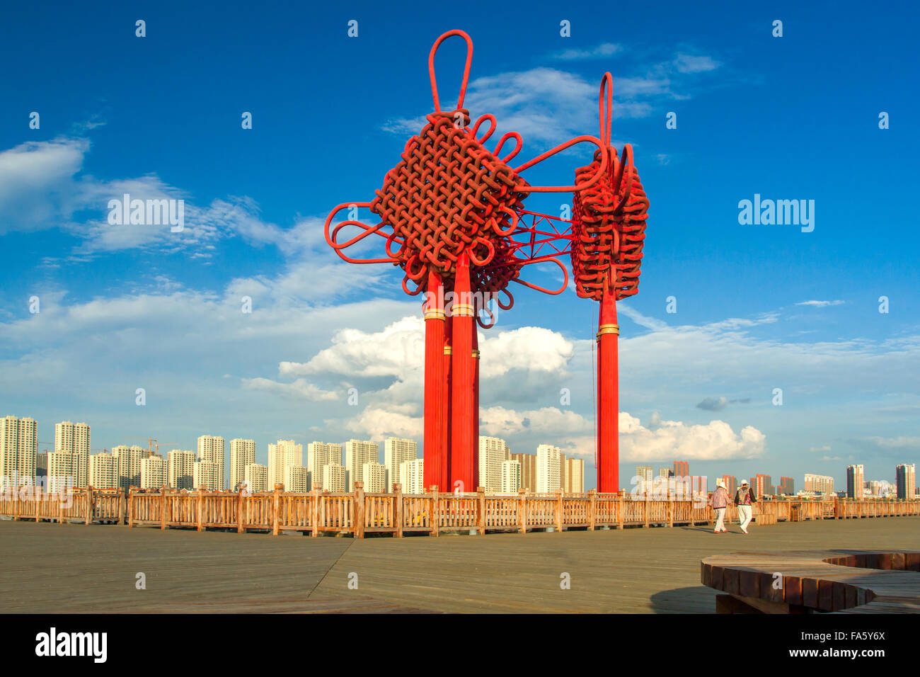 Heilongjiang province Daqing City three permanent lake scenery Stock ...