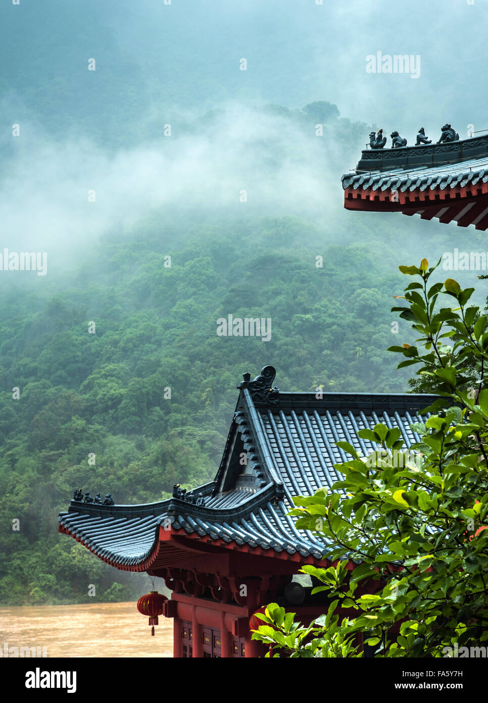 Guangdong Province, Qingyuan City, Feilaixia flying Temple Landscape ...