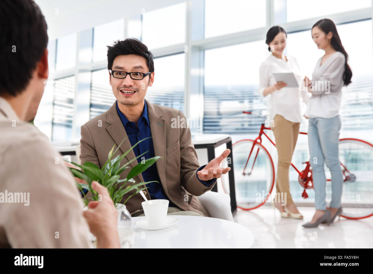 Men talk work hi-res stock photography and images - Alamy