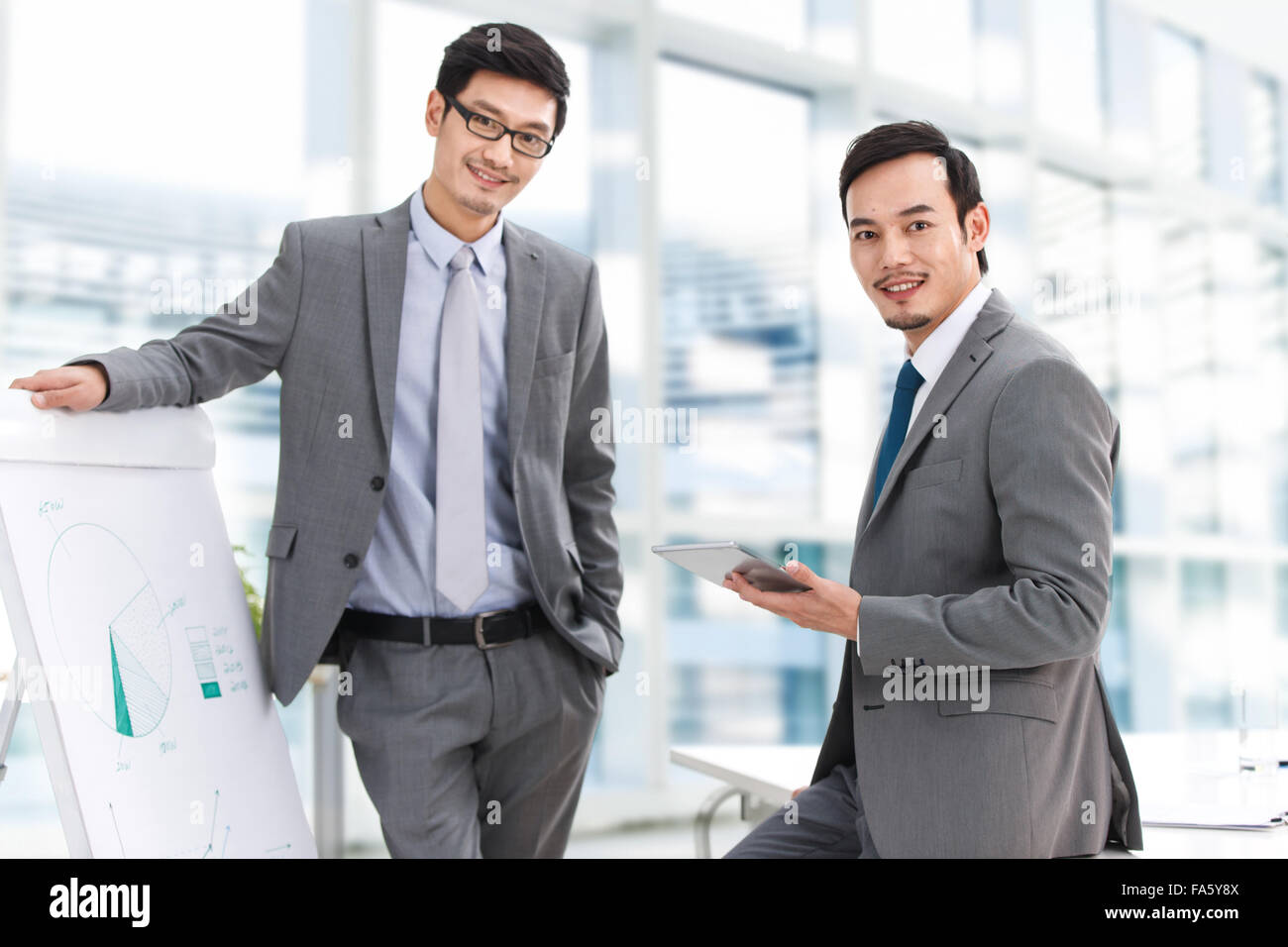 Business men in the Office Stock Photo - Alamy