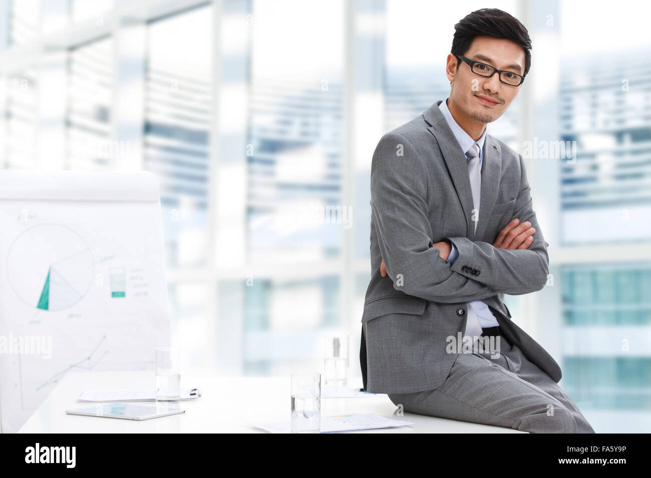 Business men's portrait Stock Photo - Alamy