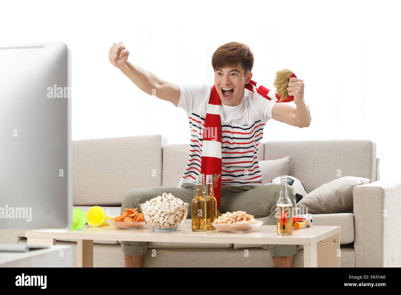 Man male fans hi-res stock photography and images - Alamy