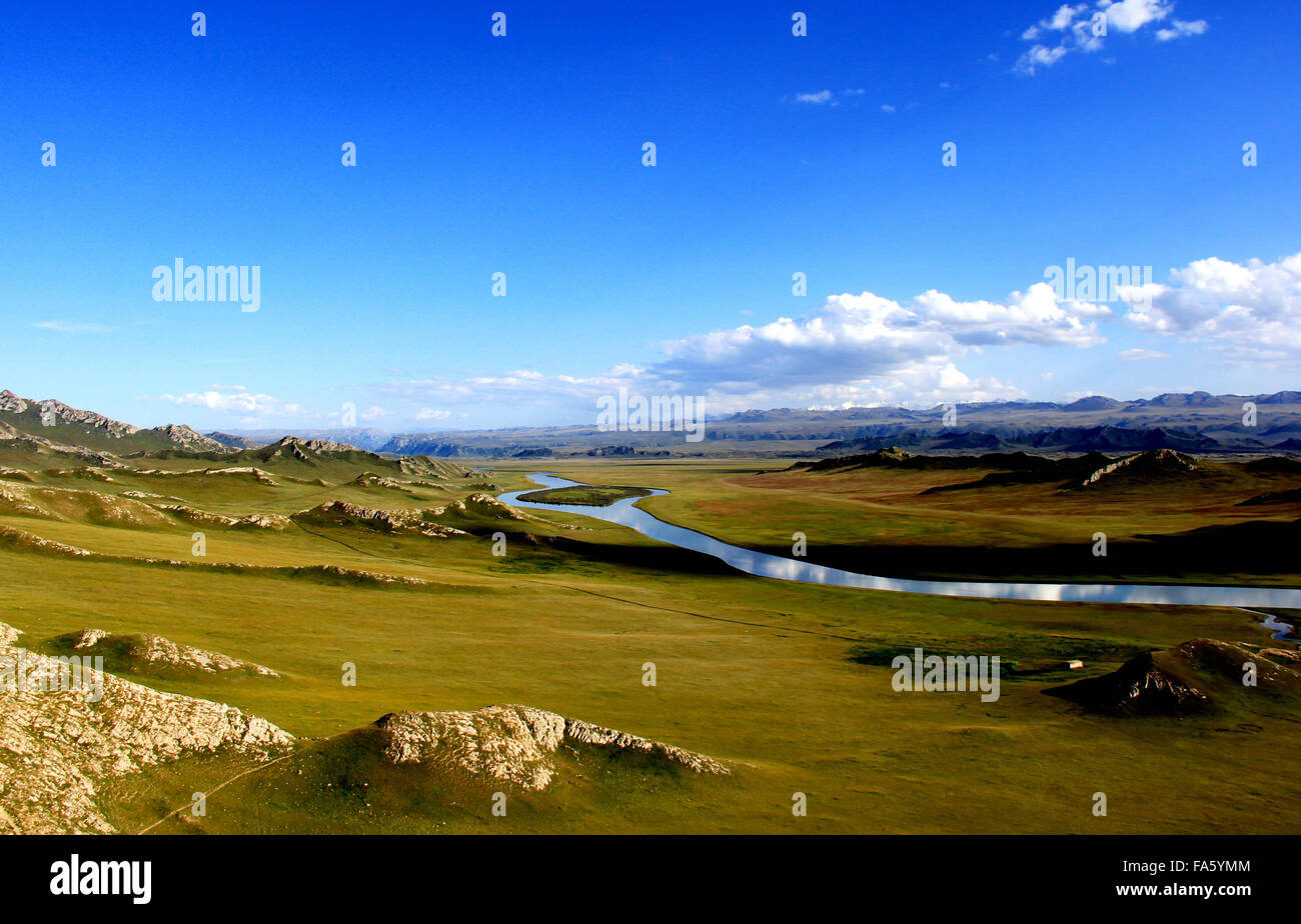 Natural scenery of Xinjiang in China Stock Photo - Alamy