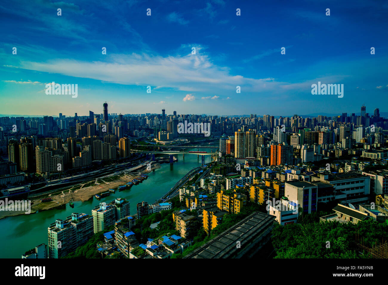 China Chongqing City Scenery Stock Photo - Alamy