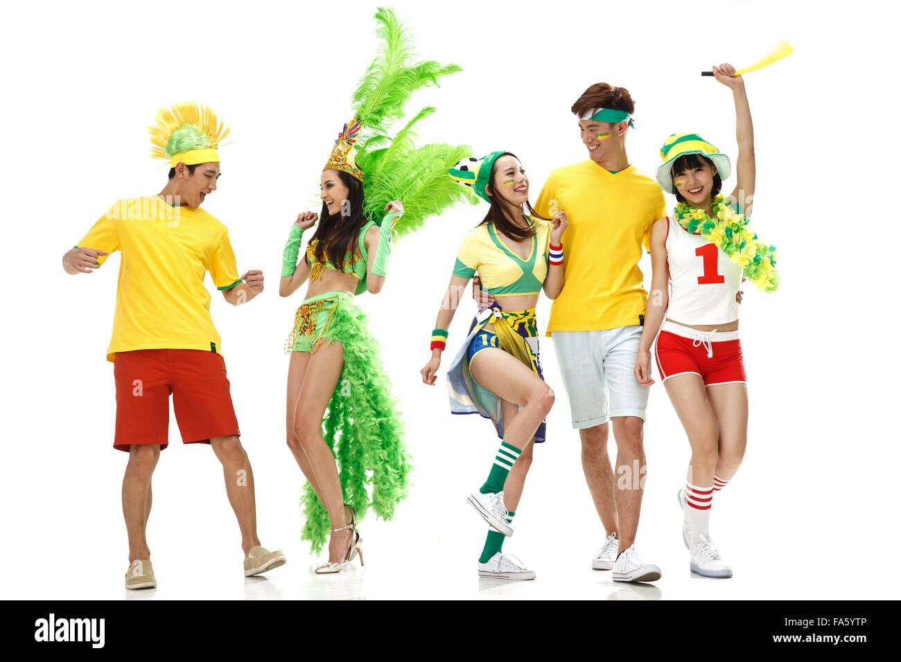 Dance fans Cut Out Stock Images & Pictures - Alamy