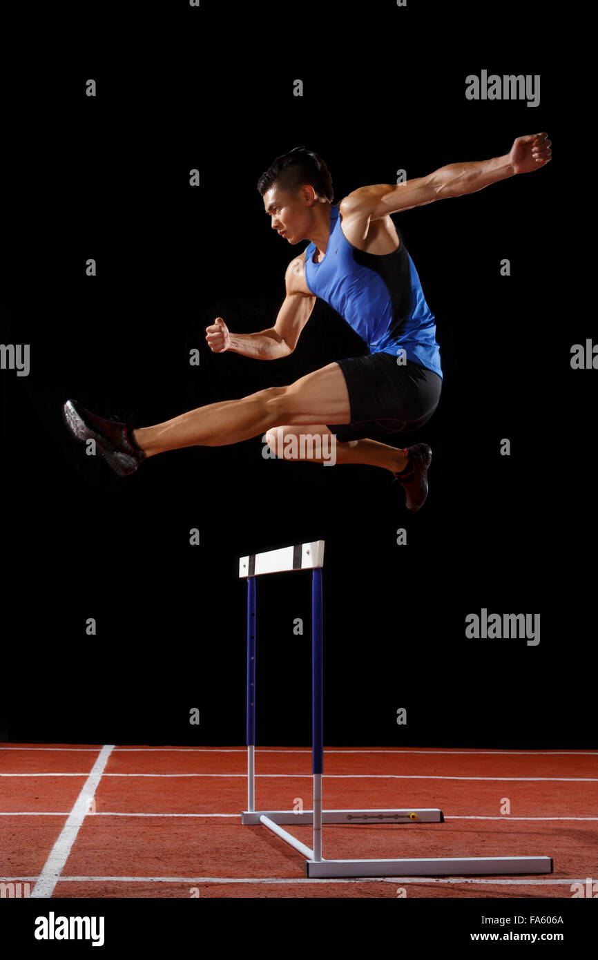 Track And Field Hurdles Side View