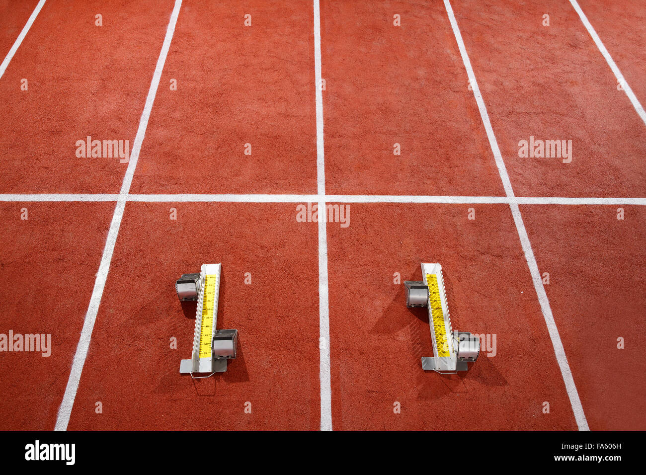 Track and field starting frame Stock Photo - Alamy