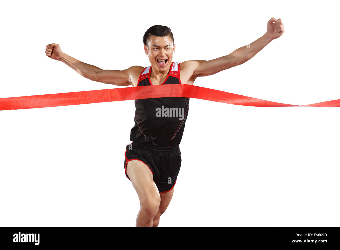 Athletes track finish motion hi-res stock photography and images - Alamy